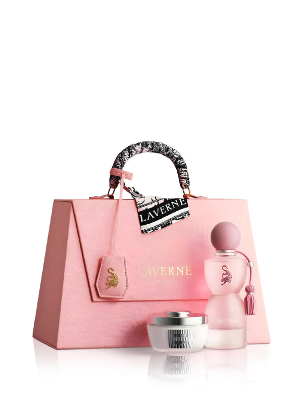 Sense Bag Laverne with powder 75ml perfume*65g Powder – عطر الشرقيّة